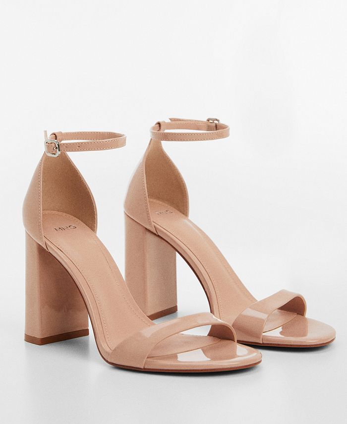 MANGO Women's Strappy Heeled Sandals - Macy's