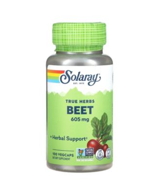 Solaray True Herbs Beet 605 mg - 100 VegCaps - Macy's