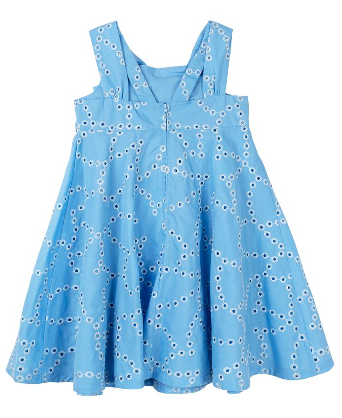 Rare Editions Toddler & Little Girls Eyelet Dress - Macy's