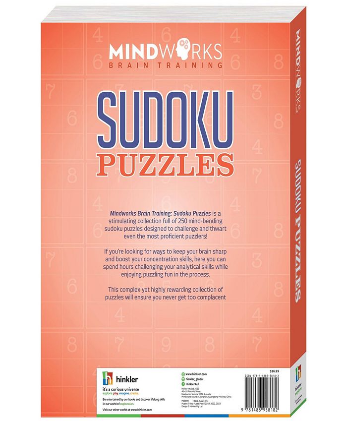 Mindworks - Sudoku Puzzles Puzzle Book - Macy's
