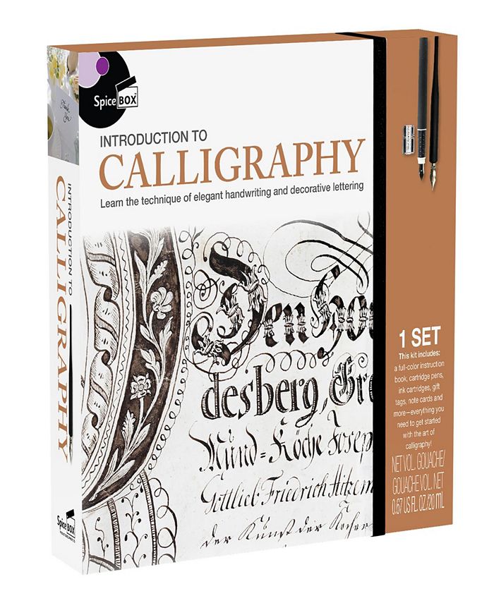 Spicebox Introduction to - Calligraphy Art Kit - Macy's