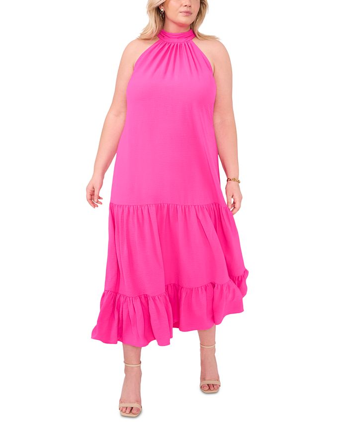 Msk Plus Size Tiered Maxi Dress Macys