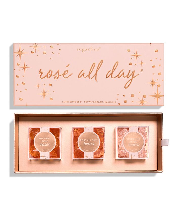 Sugarfina Rosé All Day Candy Bento Box, 3 Piece - Macy's