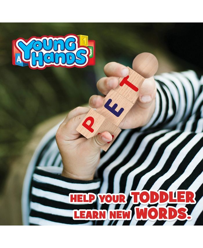 Young Hands CREATIVE KIDS WOODEN READING BLOCKS SET - Macy's