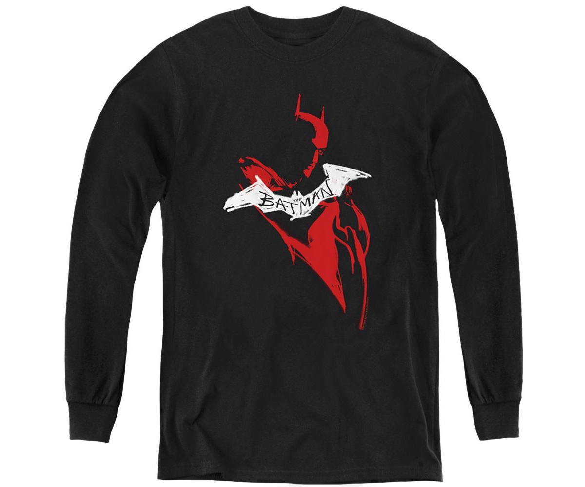 Click here for Batman Boys The Youth Hand Drawn Silhouette Long S... prices