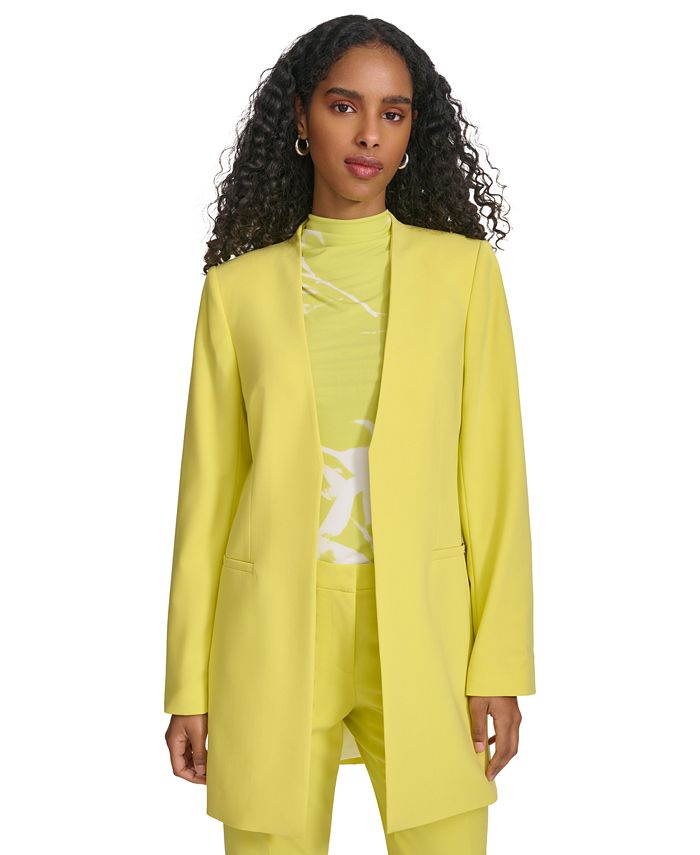 Calvin Klein Women's Open-Front Topper Jacket - Macy's