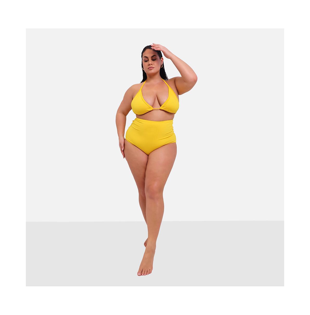 Click here for Rebdolls Plus Size Essential High Waist Bikini Bot... prices