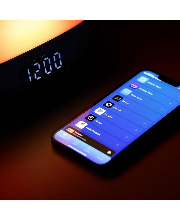 WiiM Wake-up Light All-in-One Sunrise Alarm Clock, Sound Machine ...