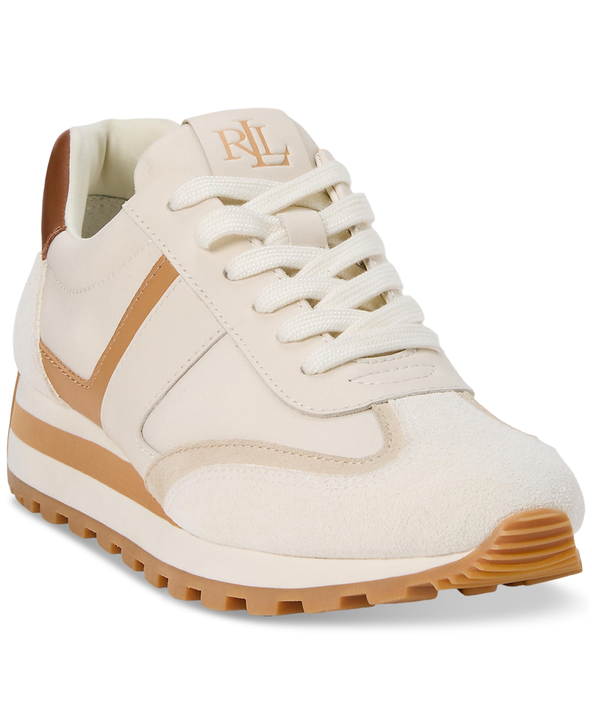 Click here for Lauren Ralph Lauren Womens Dani Lace-Up Sneakers -... prices