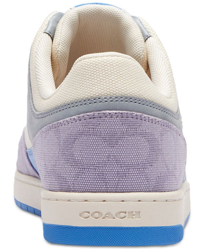 COACH Women's C201 Lace-Up Signature Sneakers - Macy's