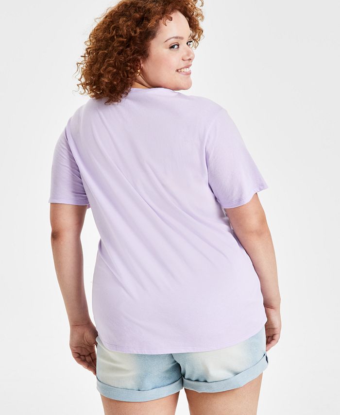 Love Tribe Trendy Plus Size Besties Graphic Print T Shirt Macys