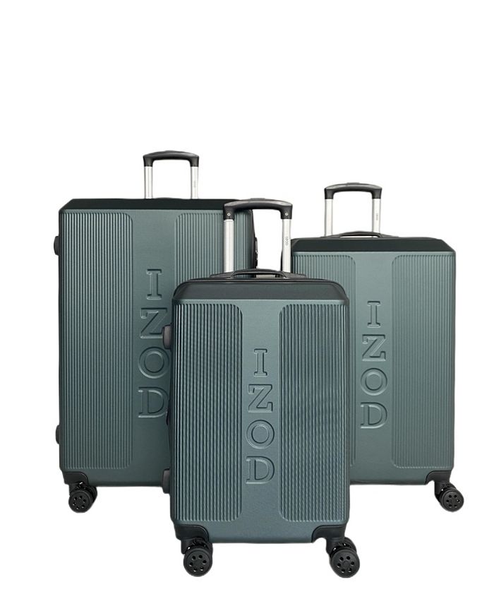 IZOD Skye Expandable ABS Hard shell Lightweight 360 Dual Spinning ...