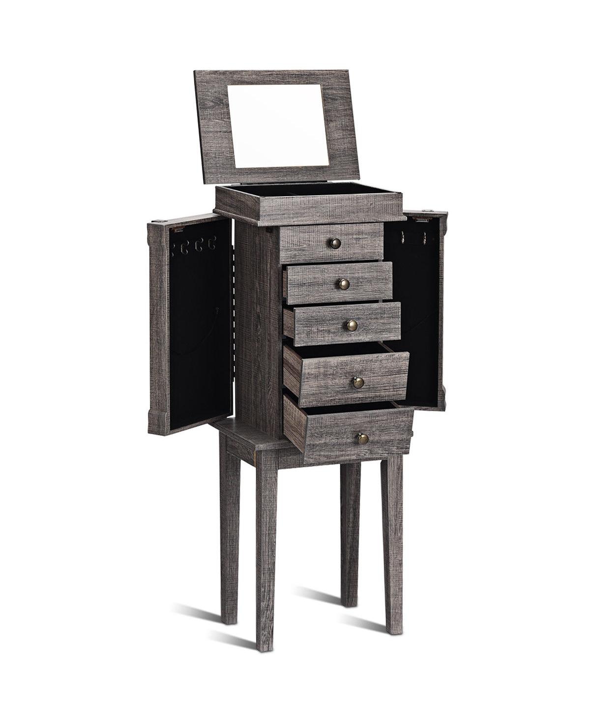 Click here for Slickblue Standing Jewelry Cabinet Storage Organiz... prices