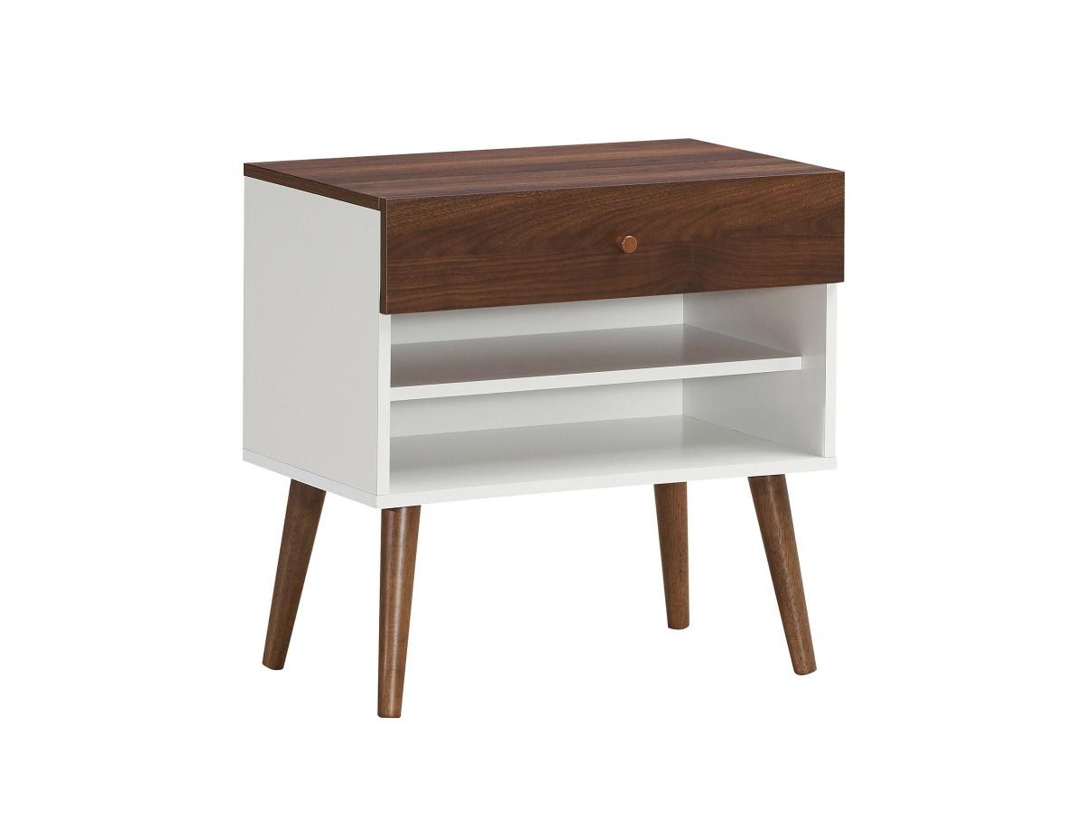 Click here for Mid-Century Nightstand with Storage Drawer and Tap... prices