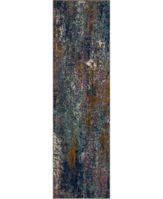 Karastan Enigma Tranquil 2'4 x 7'10" Runner Area Rug - Macy's