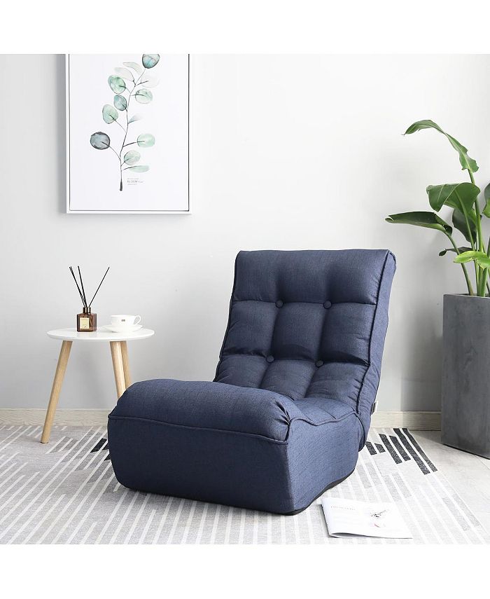 Simplie Fun Single Sofa Reclining Chair Japanese Chair Lazy Sofa Tatami ...