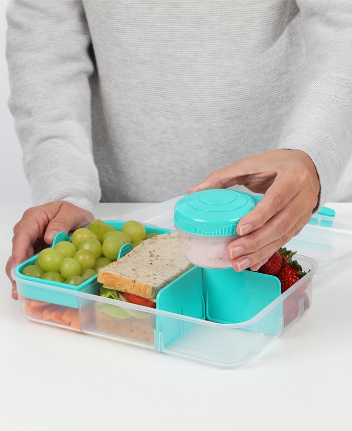 Sistema Create To Go Bento Box 6-Cup Food Storage Container - Macy's