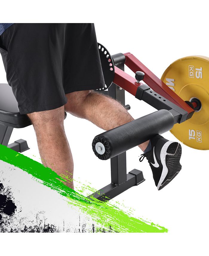 Simplie Fun Leg Extension And Curl Machine - Leg Exercise Machine With ...