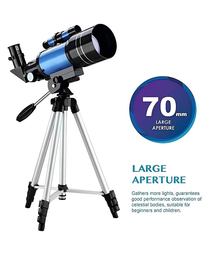 SUGIFT Telescope 70mm Aperture 400mm AZ Mount Telescope with Stand and ...