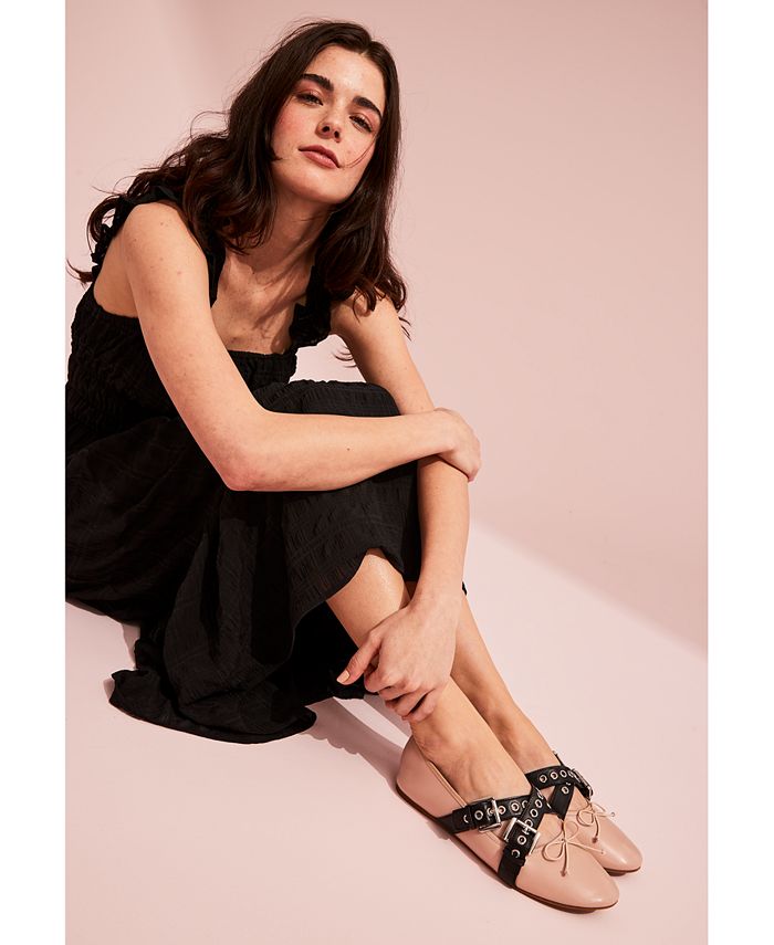 Madden Girl Pearll Crossband Ballet Flats