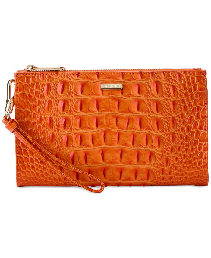 Brahmin Daisy Leather Melbourne Wristlet - Macy's