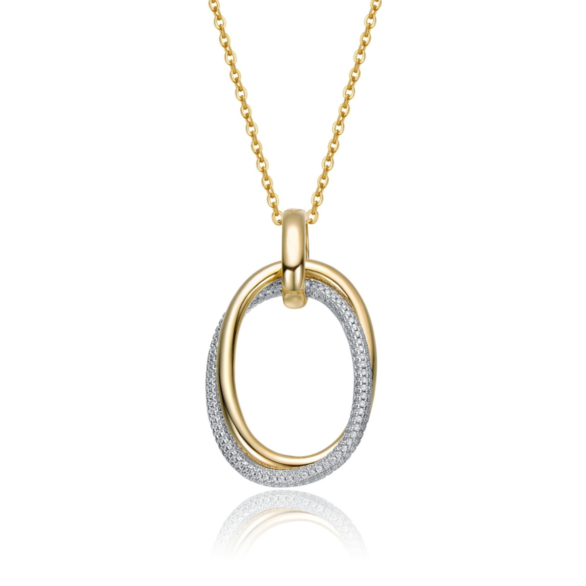 Click here for Sterling Silver with Cubic Zirconia Double Entwine... prices