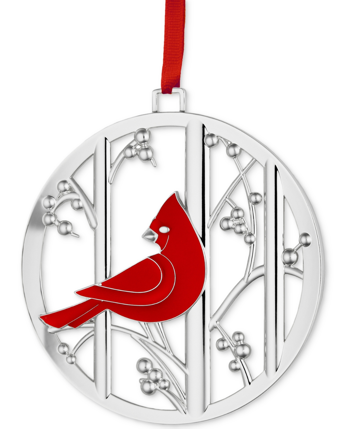 Click here for Nambe Cardinal Hanging Holiday Ornament - Silver prices