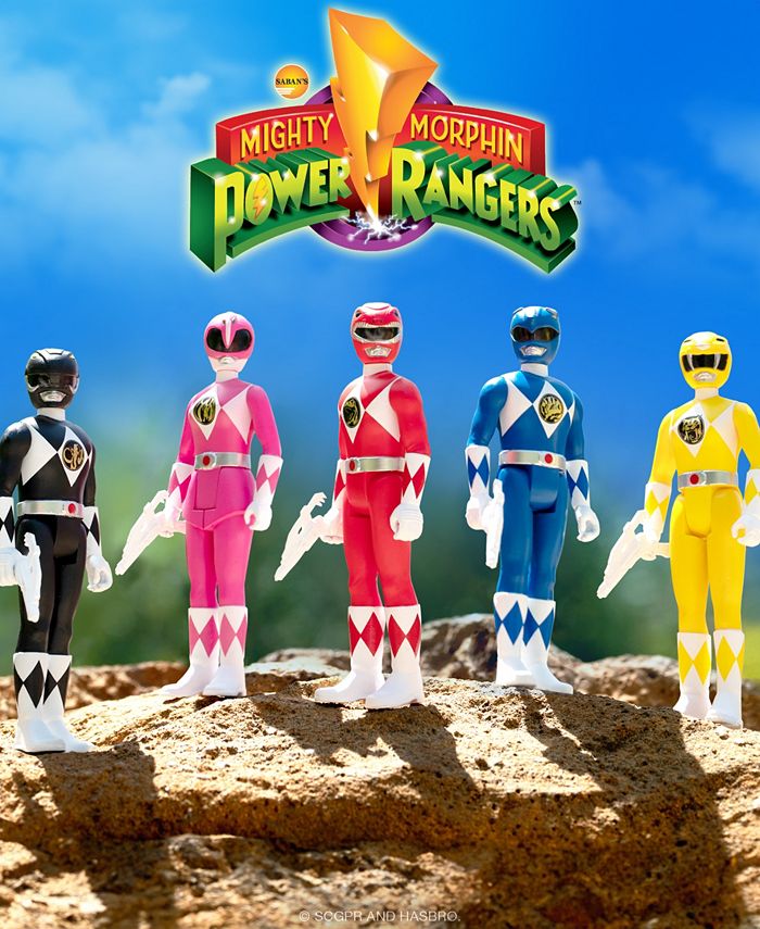 Super 7 Mighty Morphin Power Rangers Reaction SDCC 2023 - Yellow Ranger ...