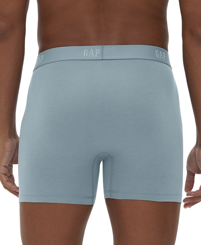 GAP Men's 3-Pk. Stretch Fly-Front 5" Boxer Briefs - Macy's