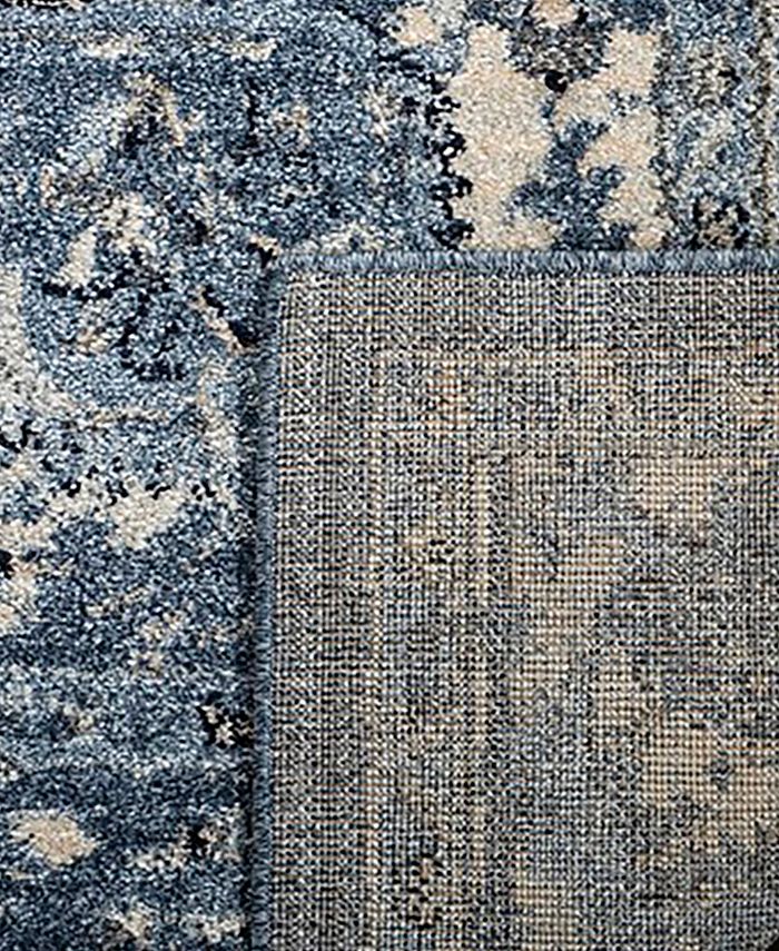 Safavieh Charleston CHL411 Navy and Creme 9' x 12' Sisal Weave Area Rug ...