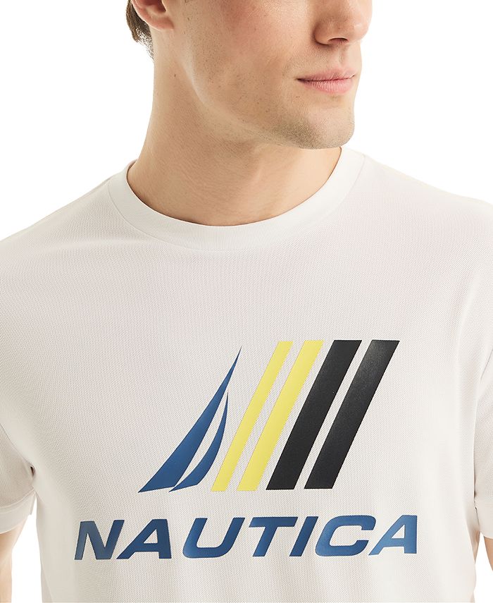 Nautica Men's Navtech Classic-Fit Logo Graphic Performance T-Shirt - Macy's