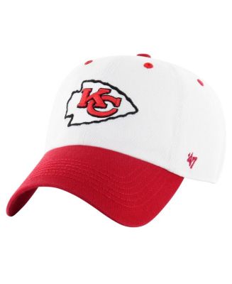 47 Men's White/Red Kansas City Chiefs Double Header Diamond Clean Up ...