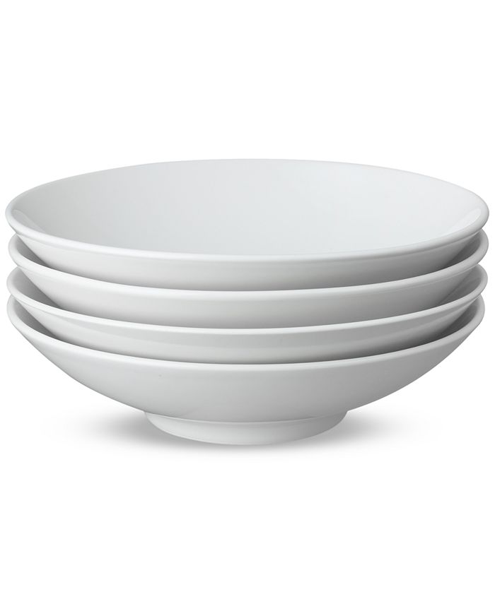 Denby Classic White Porcelain Pasta Bowls, Set of 4 - Macy's