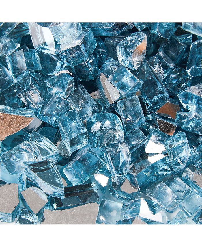 WestinTrends Fire Pit Fire Glass Tempered Glass Rocks for Fireplace ...