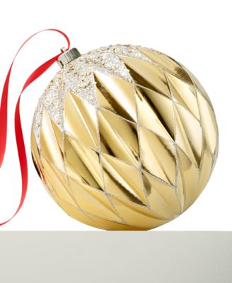Holiday Lane Shine Bright Diamond Pattern Ornament, Exclusively at Macy ...