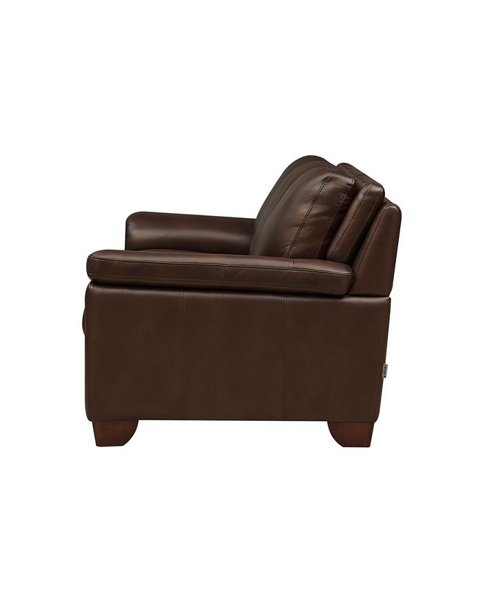 Hydeline Magnum 84" Top Grain Leather Sofa - Macy's