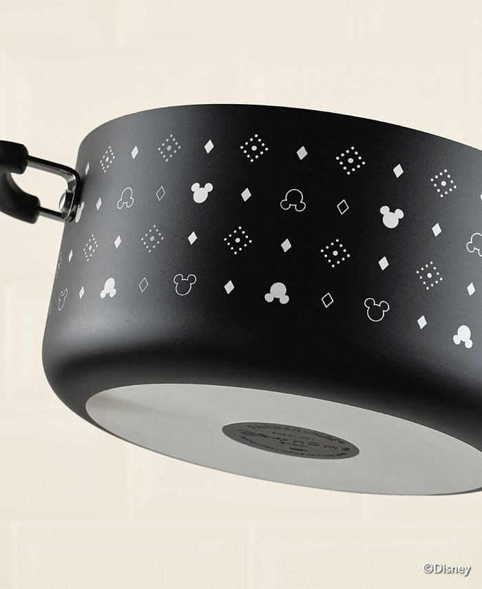 Farberware Disney Monochrome 7 Piece Ceramic Nonstick Cookware Set - Macy's