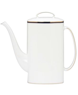 kate spade new york Library Lane Navy Coffeepot with Lid - Macy's