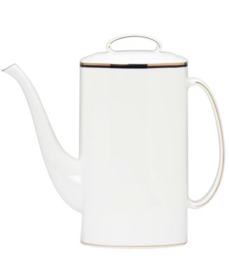 kate spade new york Library Lane Navy Coffeepot with Lid - Macy's