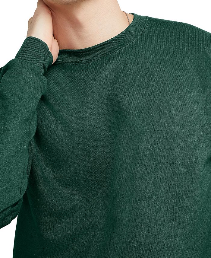 Hanes EcoSmart Men's Fleece Sweatshirt, 2-Pack - Macy's