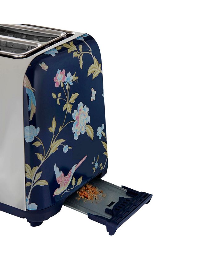 Laura Ashley Elveden Navy 2-Slice Toaster - Macy's