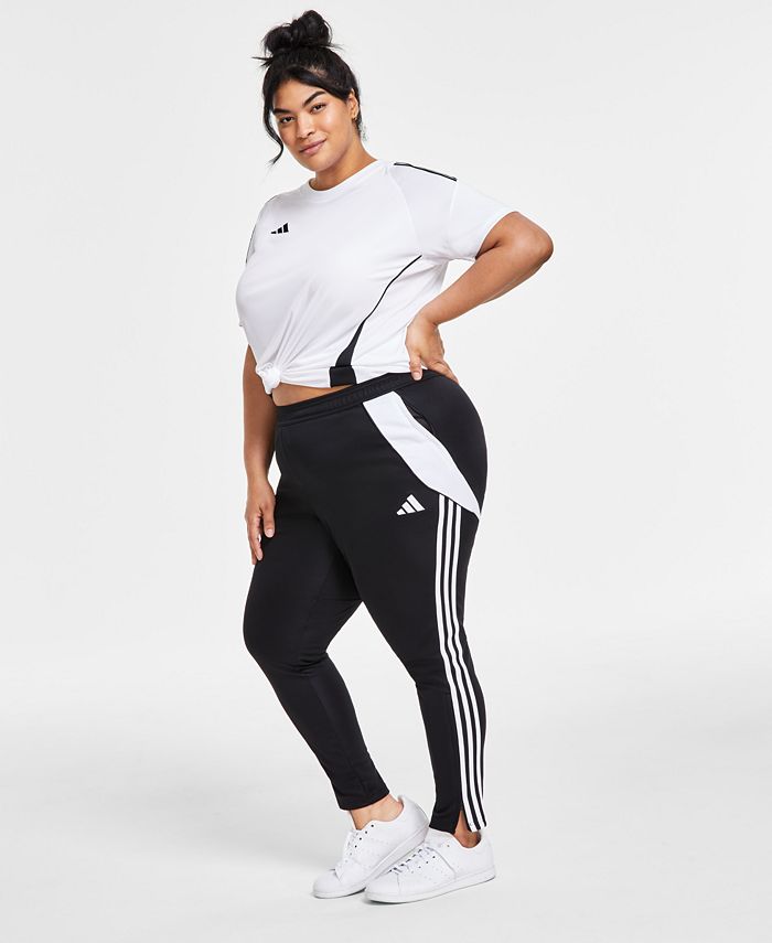 adidas Plus Size Tiro 24 Training Pants - Macy's