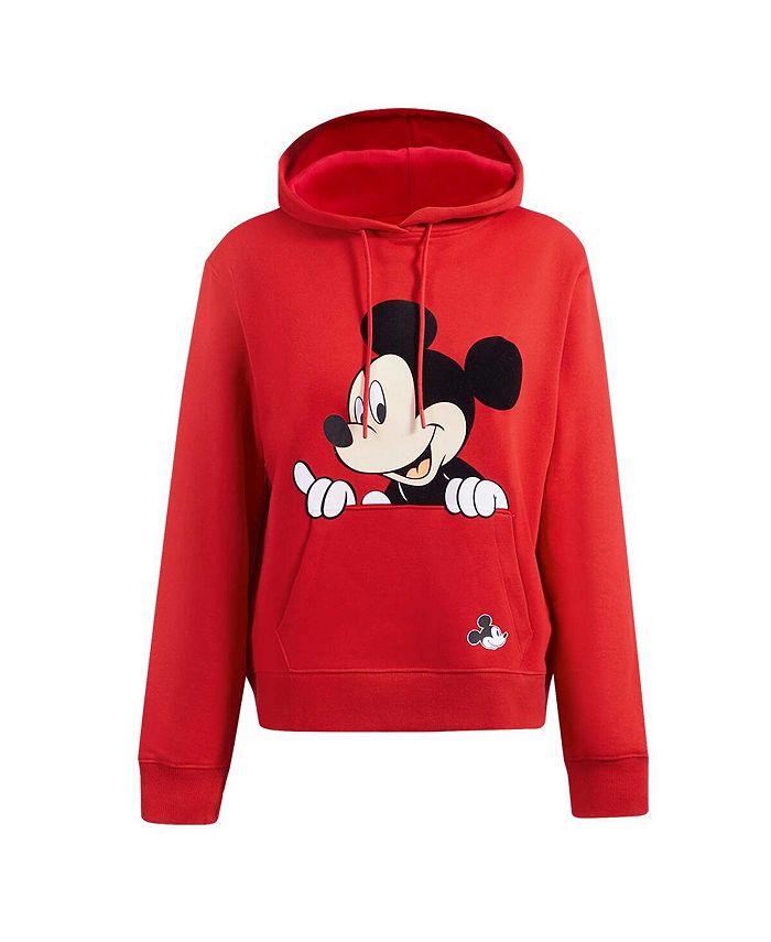 Freeze Max Women's Red Mickey Mouse Relax Pullover Hoodie - Macy's