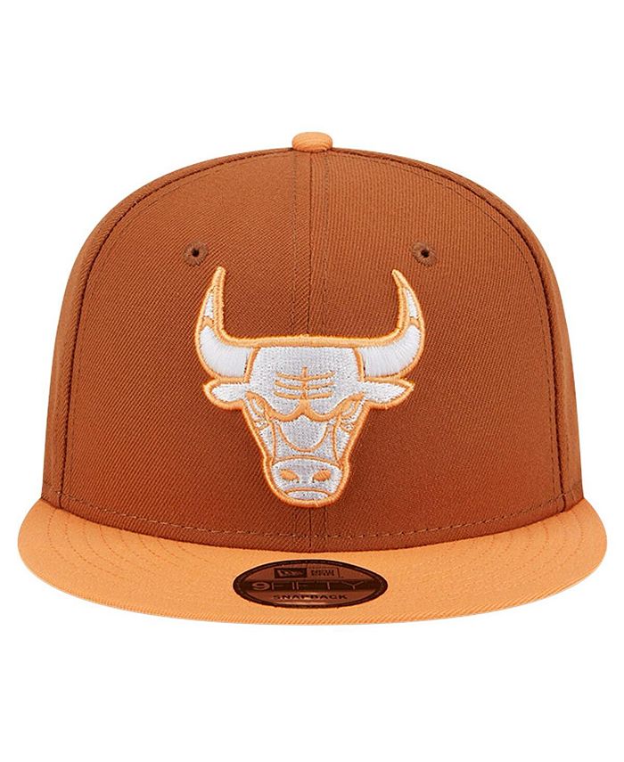 New Era Men's Brown/Orange Chicago Bulls 2-Tone Color Pack 9fifty ...