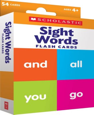 Readerlink Scholastic-Flash Cards: Sight Words - Macy's