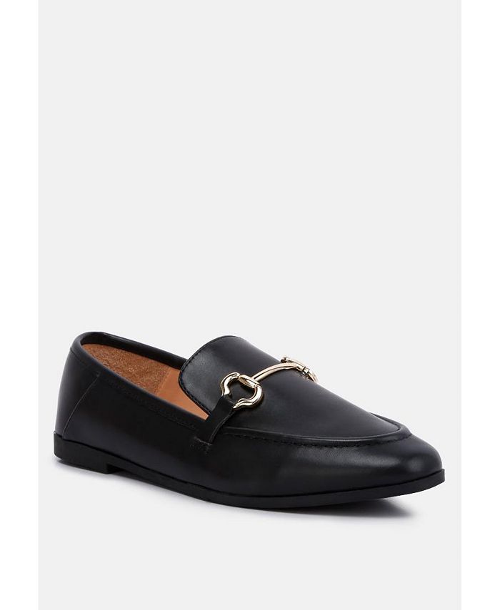 London Rag Talula Horsebit Embellished Faux Leather Loafers - Macy's