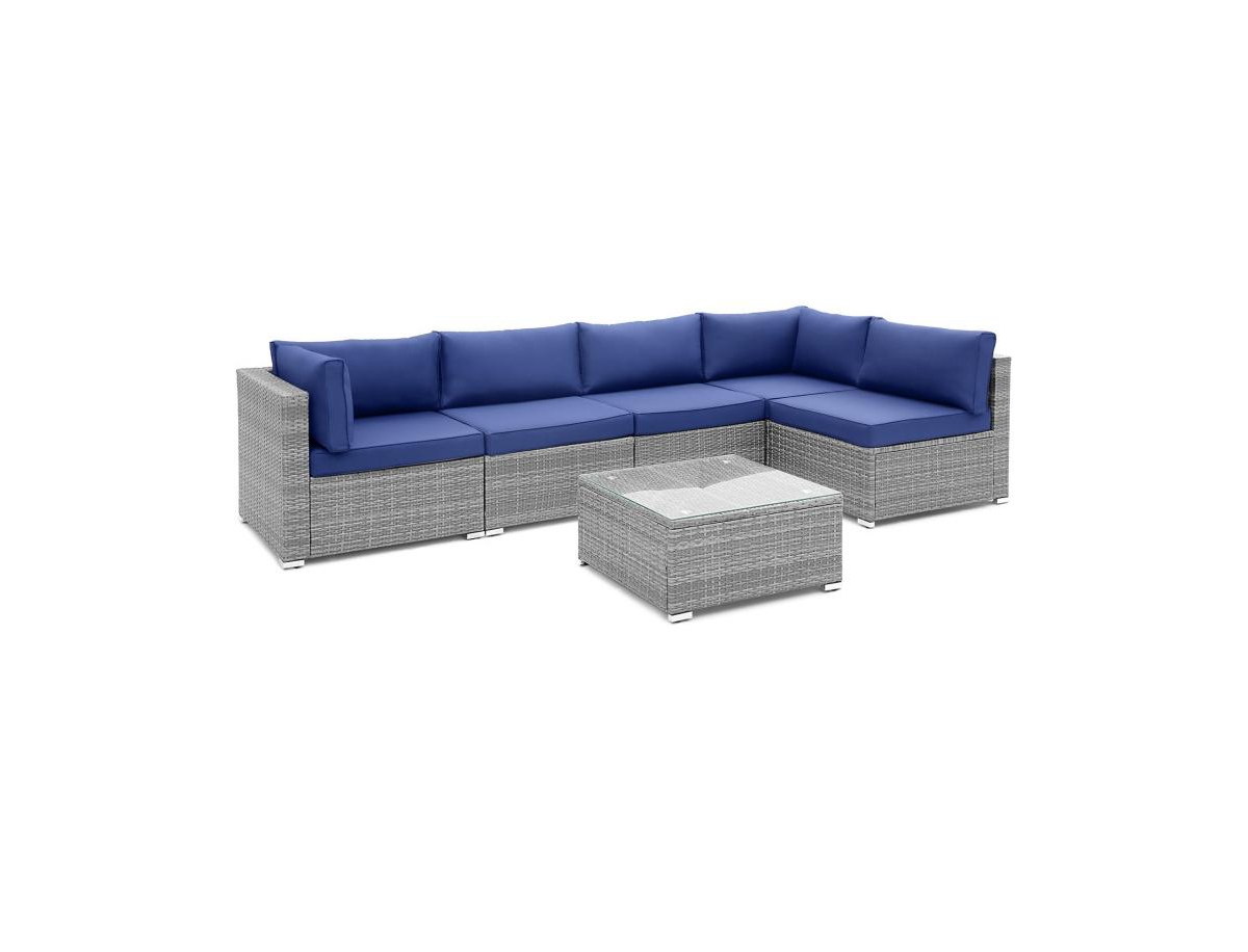Click here for Slickblue 6 Piece Patio Conversation Sofa Set with... prices