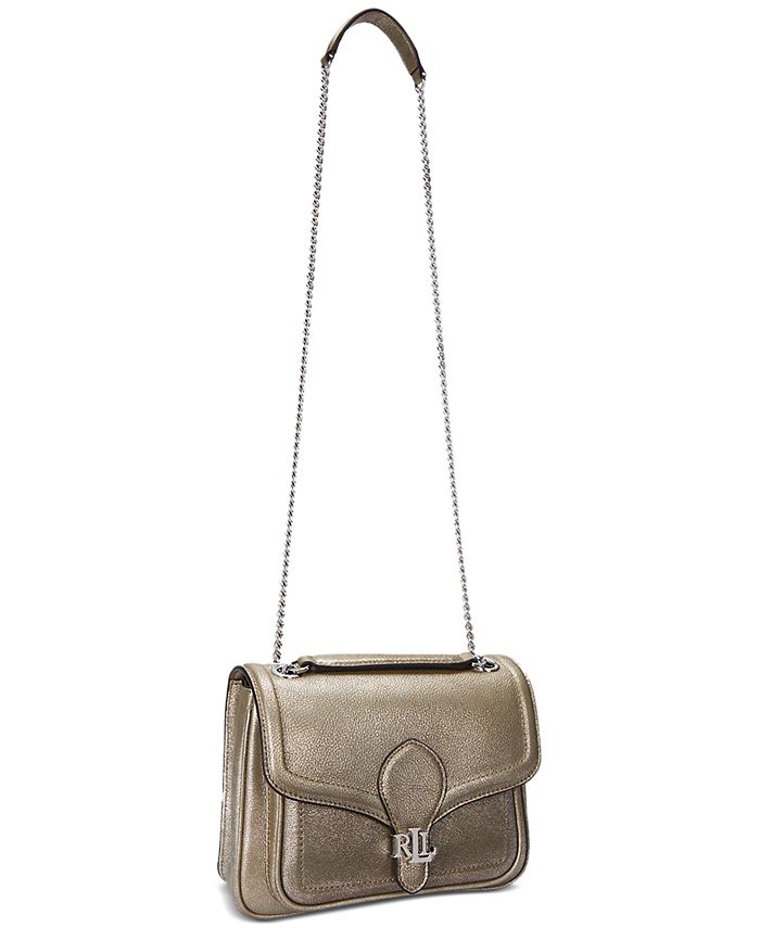Lauren Ralph Lauren Metallic Small Bradley Convertible Bag - Macy's