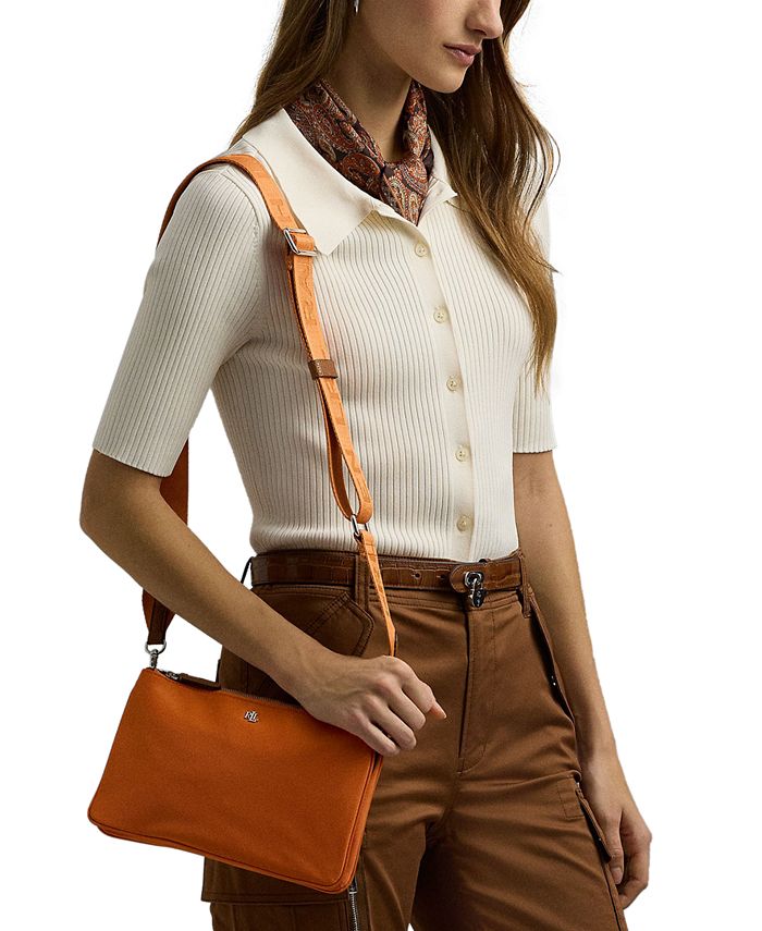 Lauren Ralph Lauren Oxford Small Nylon Landyn Crossbody Bag - Macy's