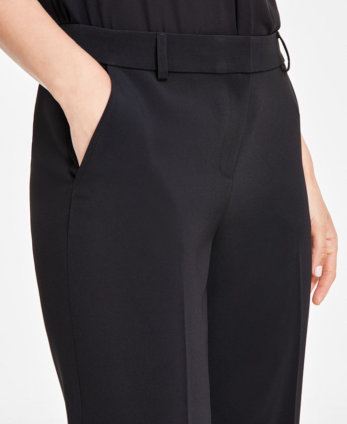 Anne Klein Women's Wide-Leg Front-Crease Pants - Macy's